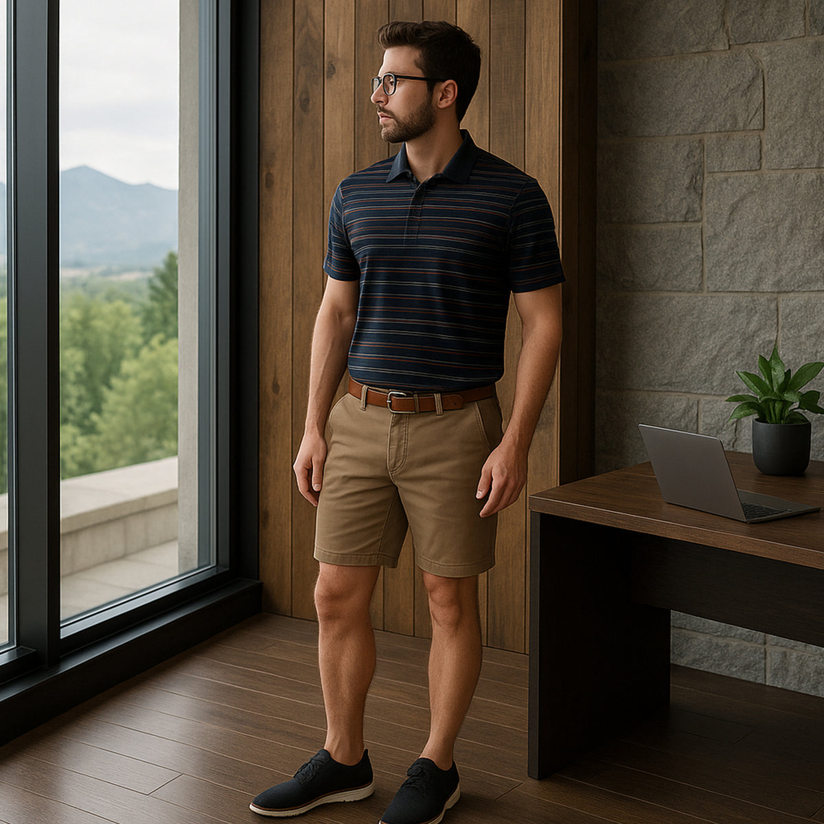 Rising Sun Polo - Striped – Catapult Group